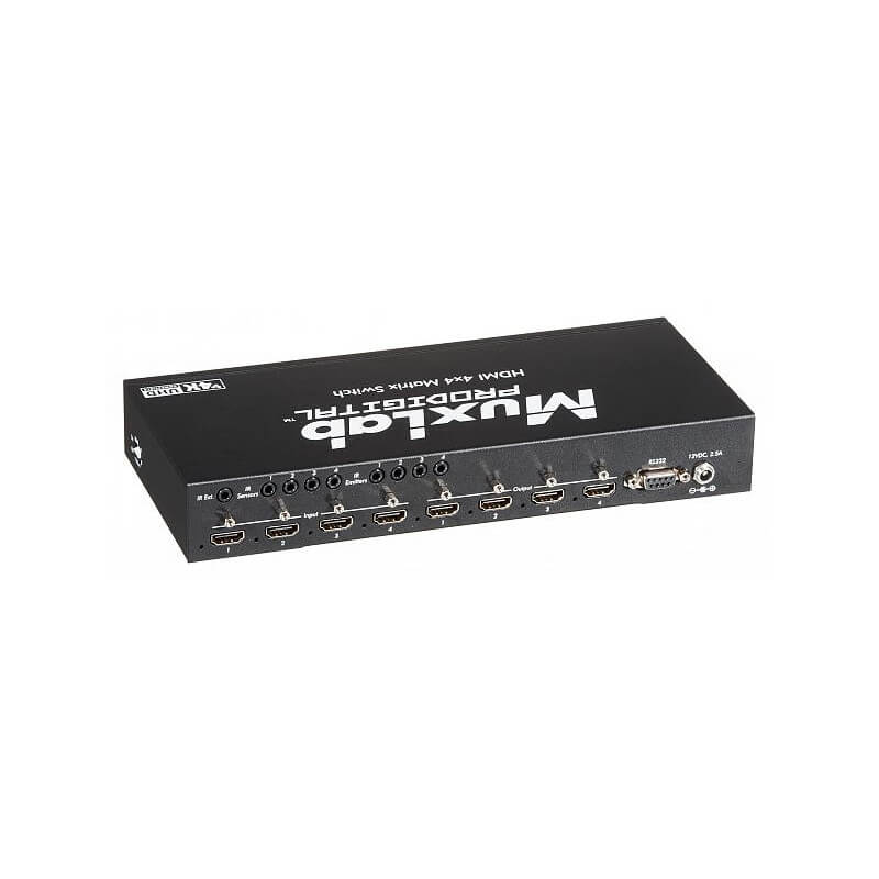 Матричный коммутатор 4X4 HDMI TO HDMI MATRIX, 4K Muxlab 500440 — купить ...