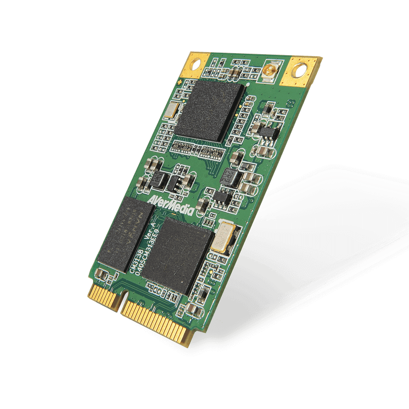 Карта захвата видео AVerMedia Mini PCI-e HW Encode Capture Card with 3G ...