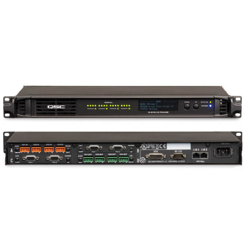 Модуль входов/выходов QSC I/O Frame — купить в Москве по выгодной цене