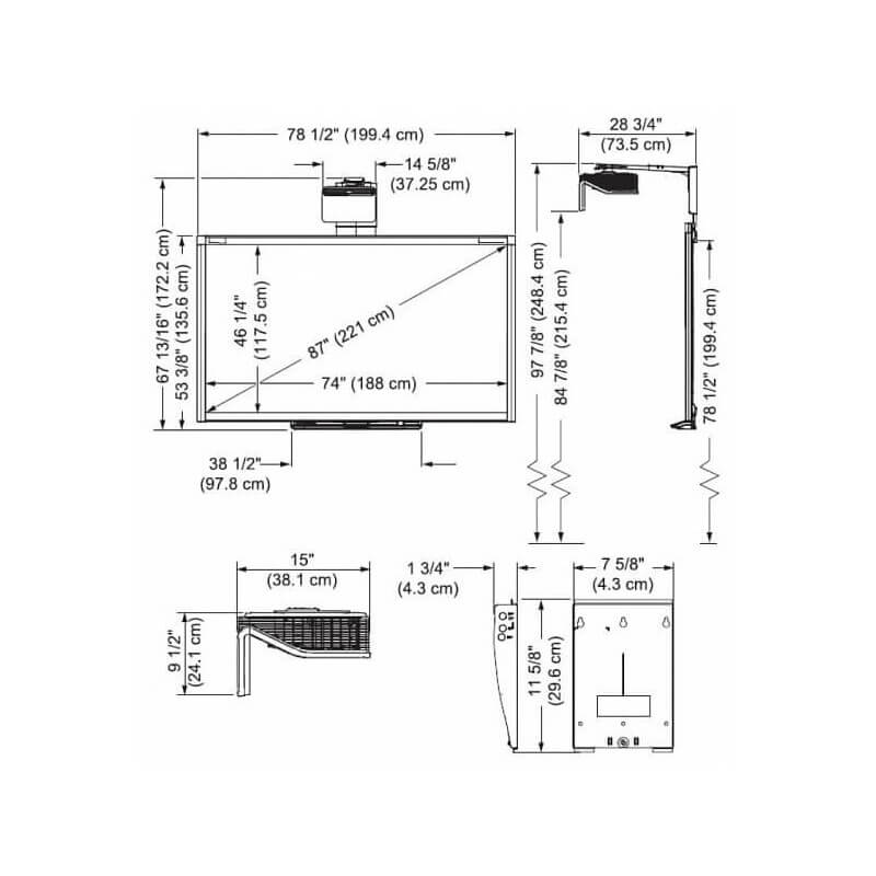 Интерактивная доска SMART Board серии 800 — купить в Москве по выгодной ...