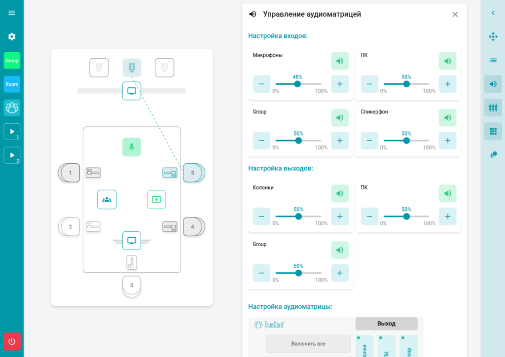 Обновление Unitsolutions Coordinator 1.1: Управление PTZ-камерой с помощью виртуальных клавиш и ...